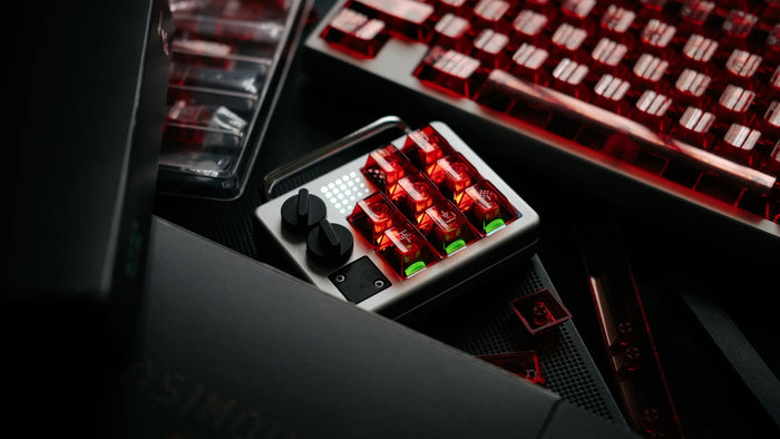 Asimov Cherry Profile Transparent Keycaps|Keyreative