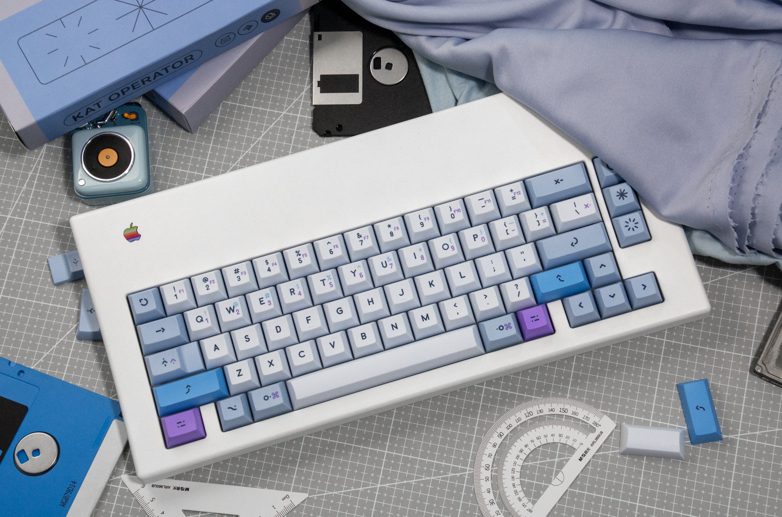 KAT Operator Thickened Double Shot PBT Keycaps Designed by Biip