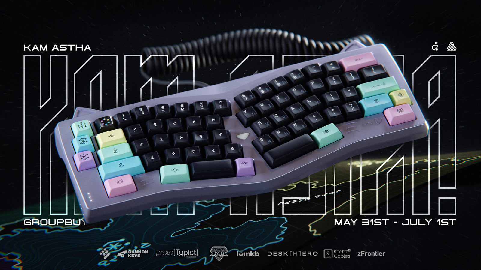 KAM ASTHA Thickened PBT Keycaps|Keyreative