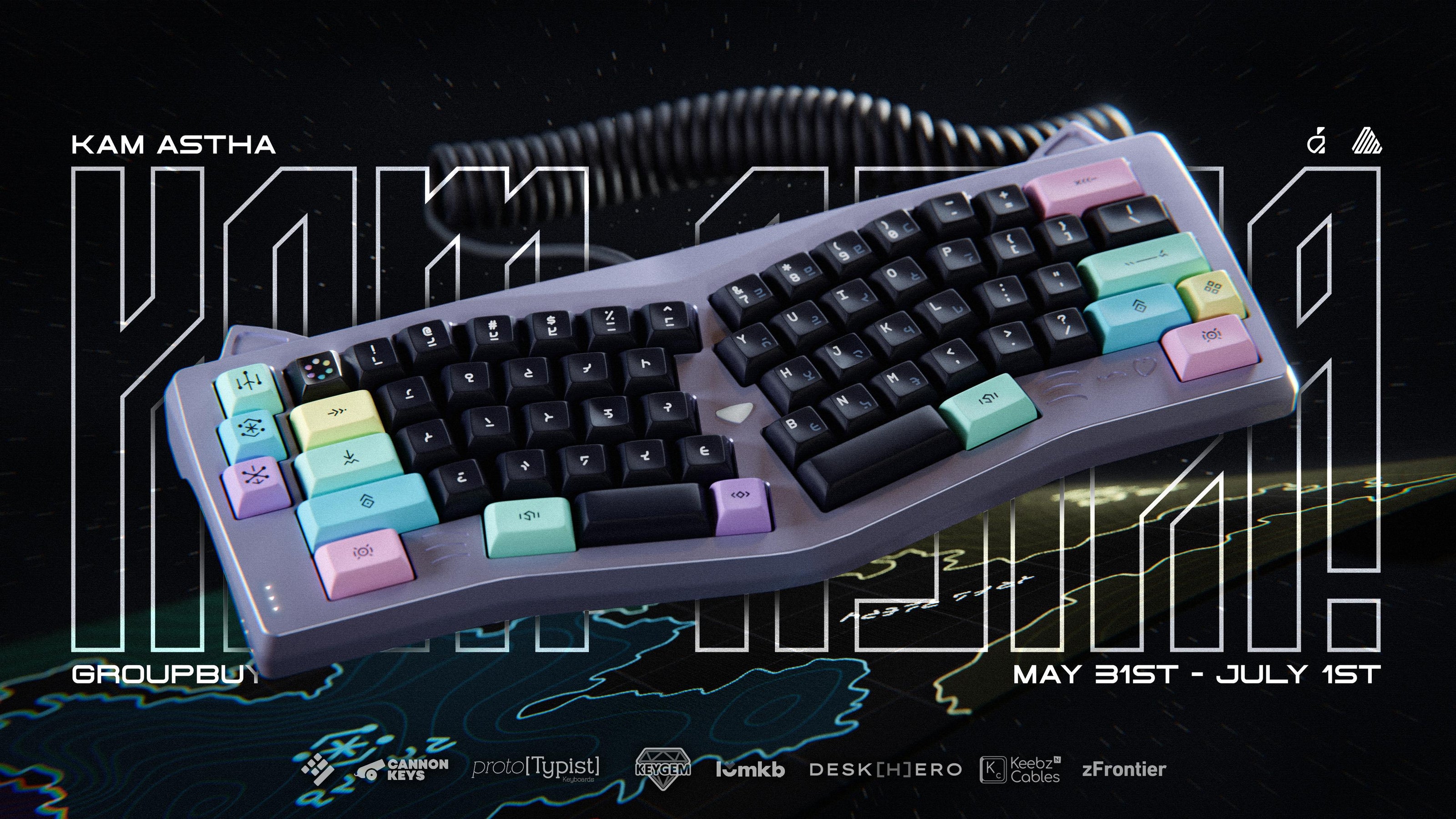 KAM ASTHA Thickened PBT Keycaps|Keyreative