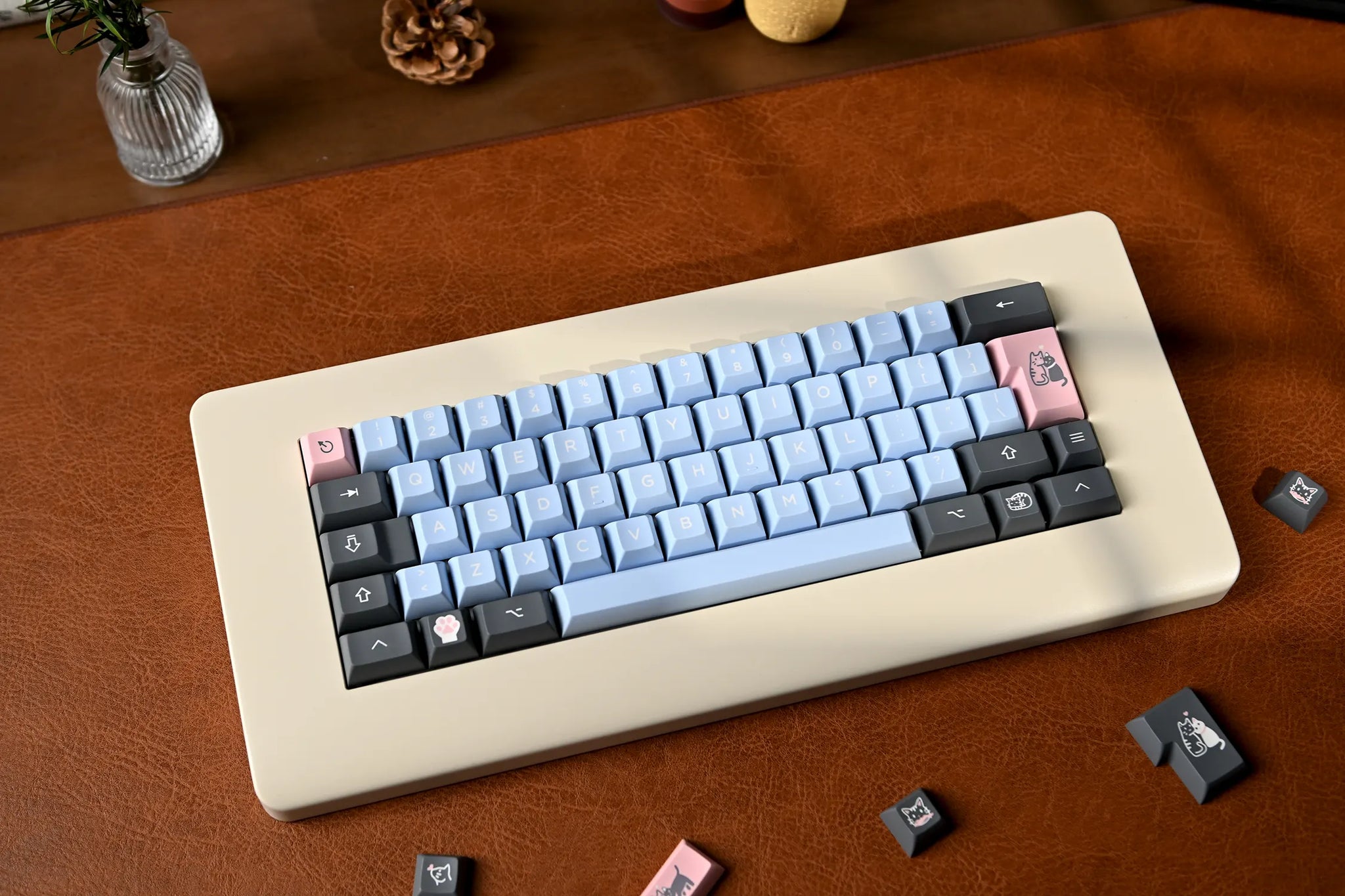 KAT Floofy Boi Thickened Double Shot PBT Keycaps|Keyreative
