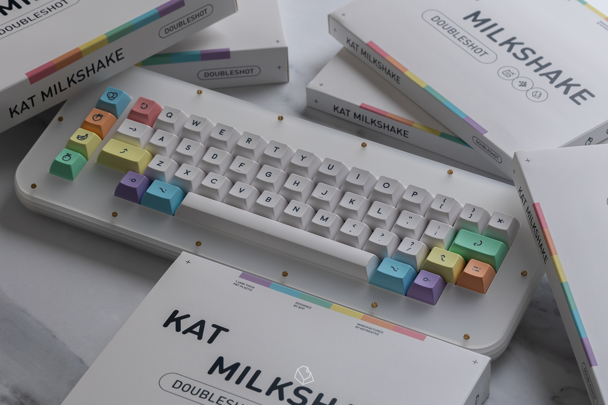 KAT Milkshake PBT Profile Keycaps|Keyreative