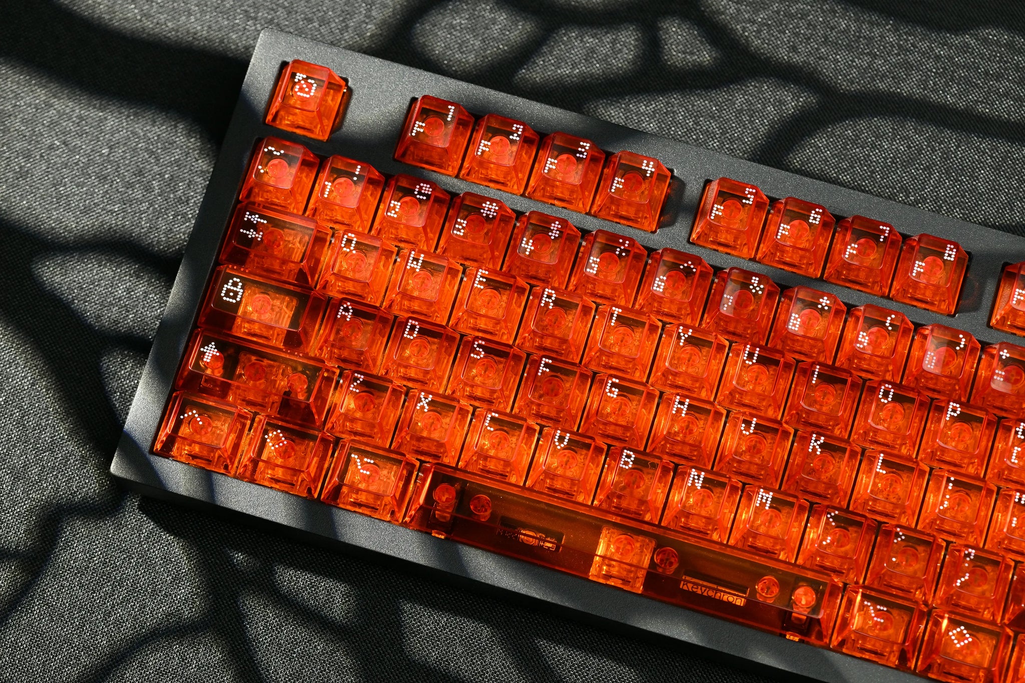Asimov Cherry Profile Transparent Keycaps