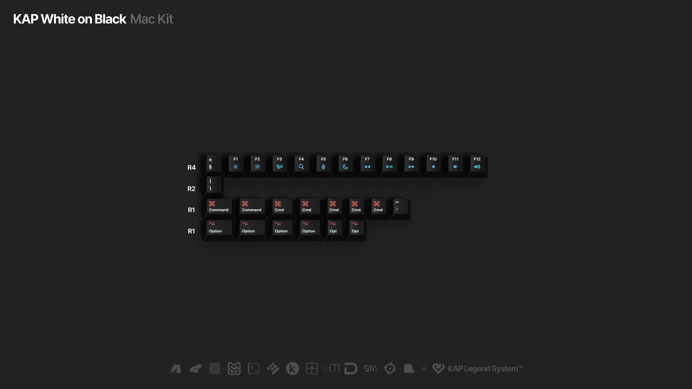 KAP WOB Cherry Profile Keycaps|Keyreative