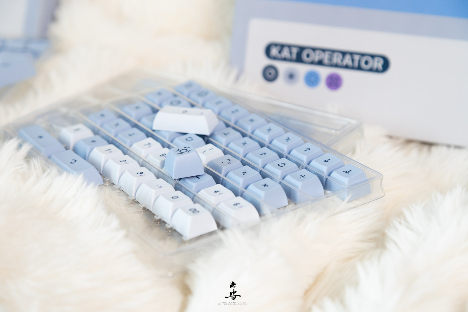 KAT Operator Thickened Double Shot PBT Keycaps|Keyreative